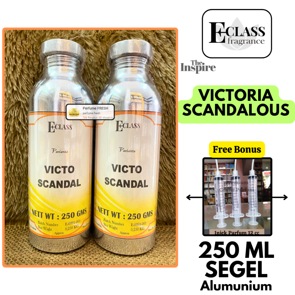 Jual Bibit Parfum VICTORIA SCANDALOUS ( 250 ML SEGEL Alumunium ) ECLASS Fragrance - PARFUM MURNI ...