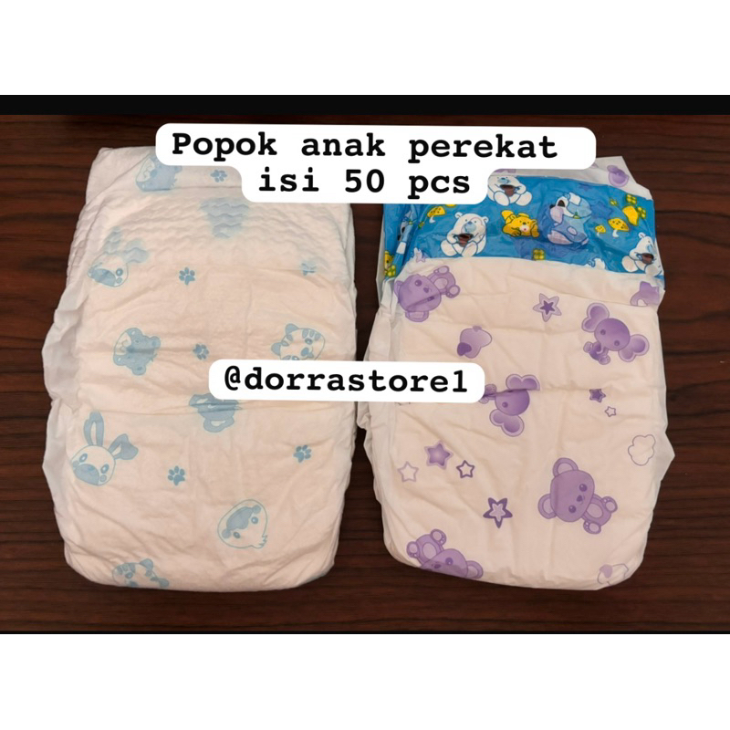 Jual Hanuka Popok anak perekat isi 50 pcs size S M L | Shopee Indonesia