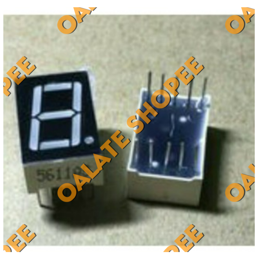 Jual 7 Segment Led Display Red Common Cathode 0.56" 0.56 Inch | Shopee Indonesia