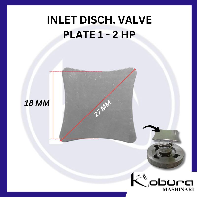 Jual Inlet Discharge Valve Plate 1 - 2 HP Plat Klep / Valve Plate ...