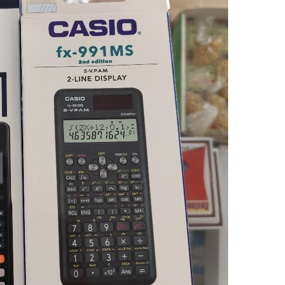 Jual kalkulator casio scientific sains ilmiah fx 991 ms 401 fungcion ...