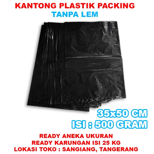 Jual 500 GRAM PLASTIK PAKET 35x50 CM PLASTIK PACKING / PLASTIK PAKET ...