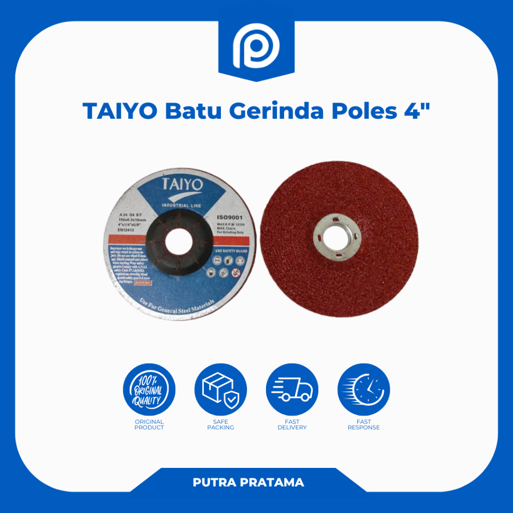 Jual TAIYO Batu Gerinda Poles 4 inch | Batu Poles | Shopee Indonesia