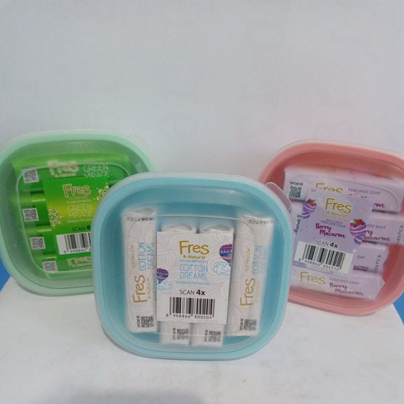 Jual PAKET 4 PCS SABUN FRESH 3 VARIAN (1PCS @72GR) | Shopee Indonesia