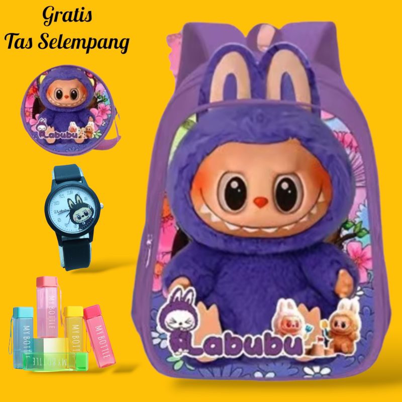 Jual Tas Ransel Anak Sekolah Perempuan SD TK PAUD Karakter Boneka Labubu Viral | Shopee Indonesia