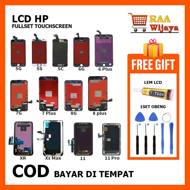 Jual [ORIGINAL] LCD IPH 5G /5S /6 /6S /6 PLUS /6S PLUS /7 /7 PLUS /8 /8 ...