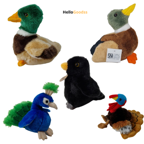 Jual BONEKA BURUNG MERAK/KALKUN/BURUNG HITAM/BEBEK CUTE SOFT - UKURAN S ...