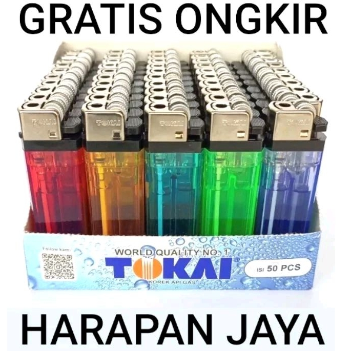 Jual Korek Api Gas / Korek Roda TOKAI Per Kotak ( ISI 50 PCS ) | Shopee ...