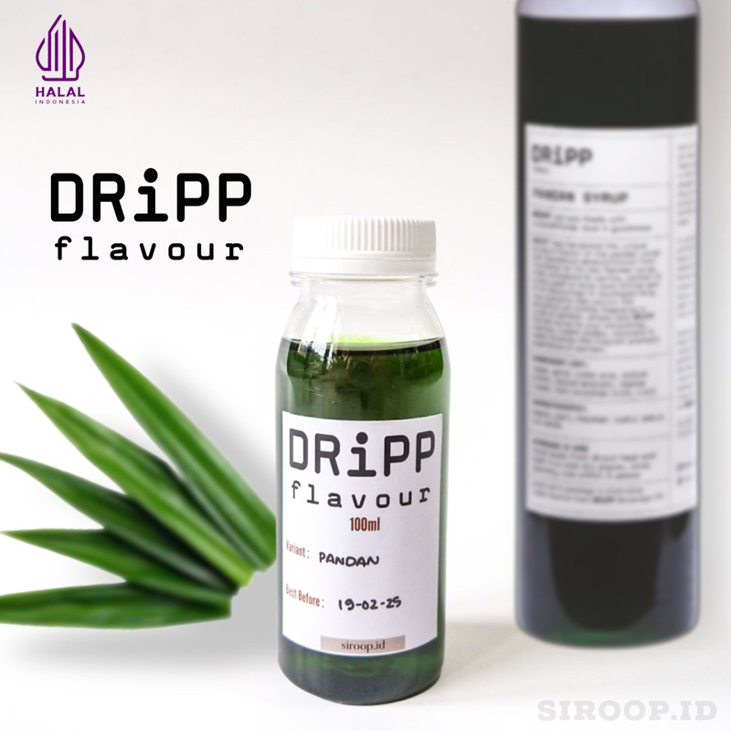 Jual DRiPP Flavour Syrup Repack Pandan (30ml, 75ml, 100ml) | Shopee ...