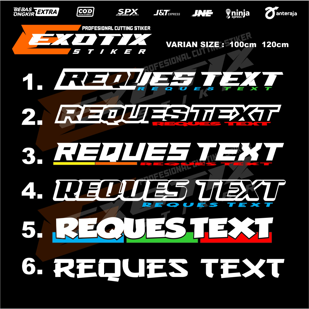 Jual Stiker cuting custom text stiker reques nama stiker reques nama ... Jual Stiker cuting custom text stiker reques nama stiker reques nama ...