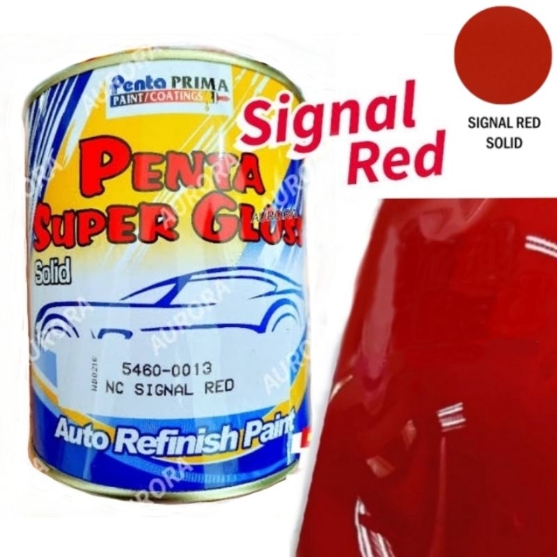Jual Cat Penta Super Gloss 5460-0013 NC Signal Red 200ml Sinyal Red ...