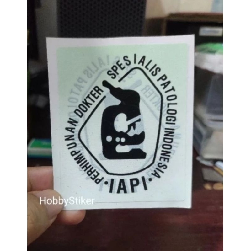 Jual Stiker IAPI dokter spesialis patologi indonesia premium 2 sisi ...
