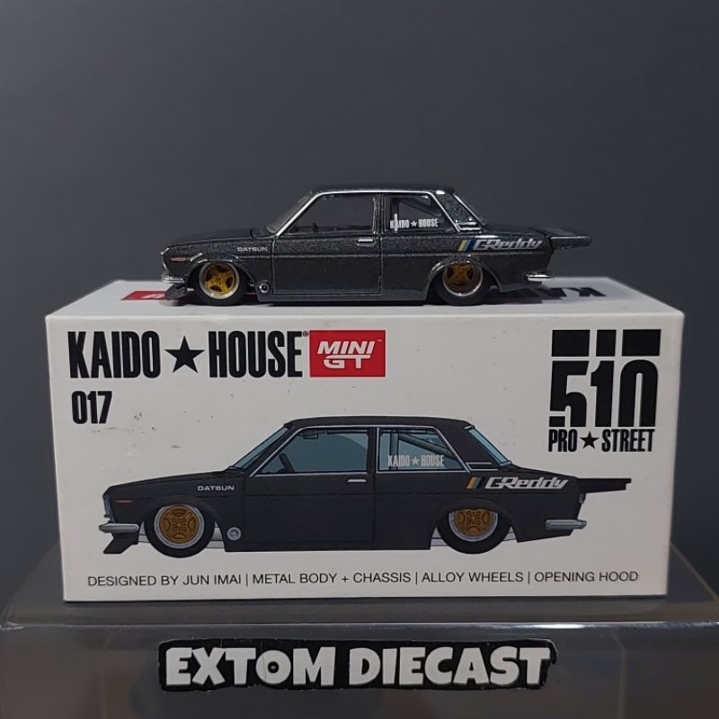 Jual Kaido House Datsun 510 Pro Street Greddy Gun Metal Grey KHMG017 ...