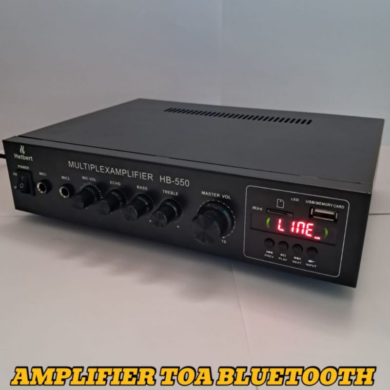 Jual Power Ampli Toa/Ceiling Bluetooth 75w Amplifier Toa Corong - Hb ...