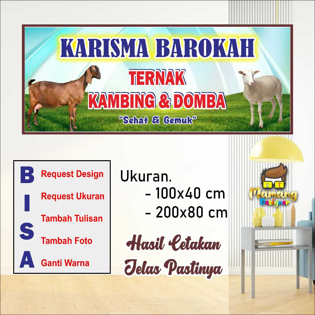 Jual Cetak Spanduk Banner Ternak Kambing Atau Domba Untuk Kurban bb ...