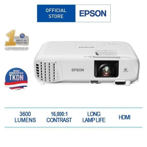 Jual Projector Epson EB E600 TKDN XGA 3400 Lumens HDMI 3LCD | Shopee Indonesia