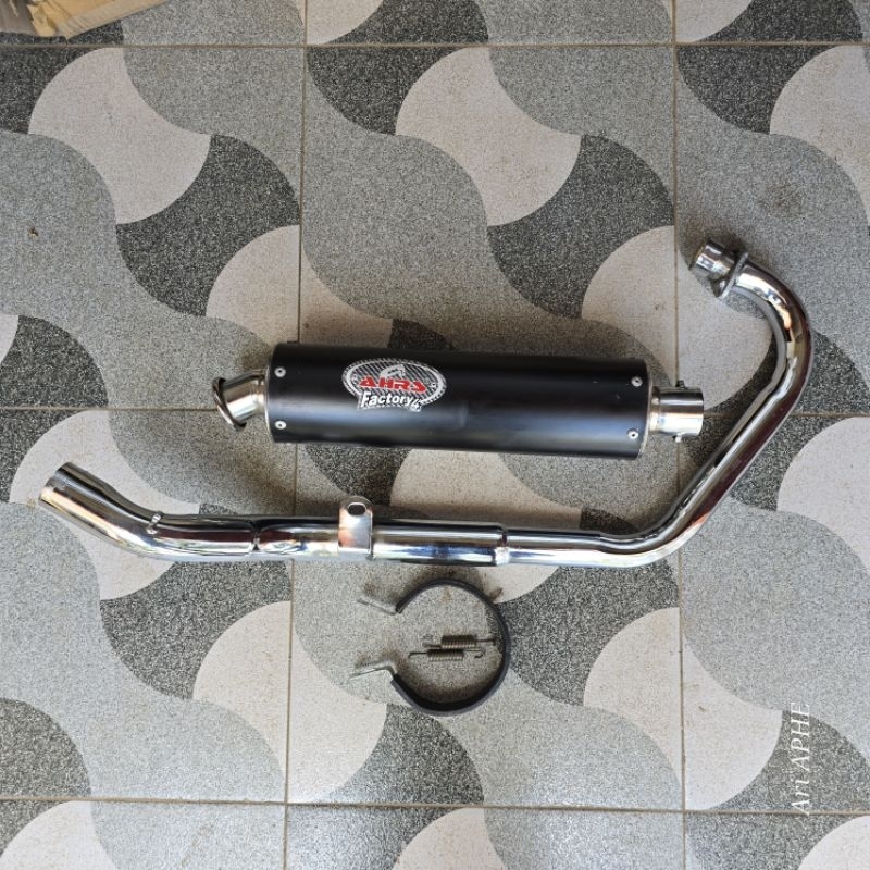 Jual knalpot AHRS FACTORY 4 original honda TIGER REVO - TIGER LAMA ...