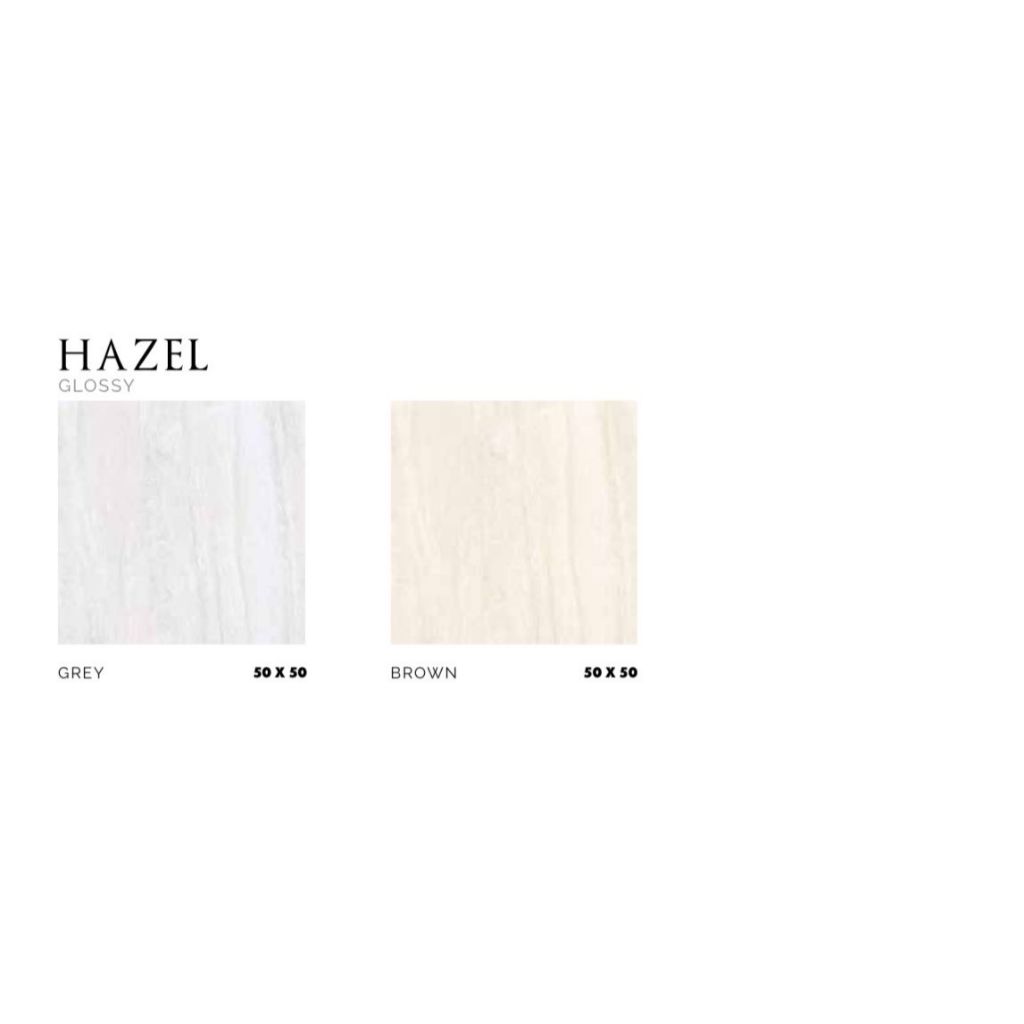 Jual PLATINUM CERAMICS FLOOR TILE HAZEL GLOSSY GREY & BROWN 50X50 ...