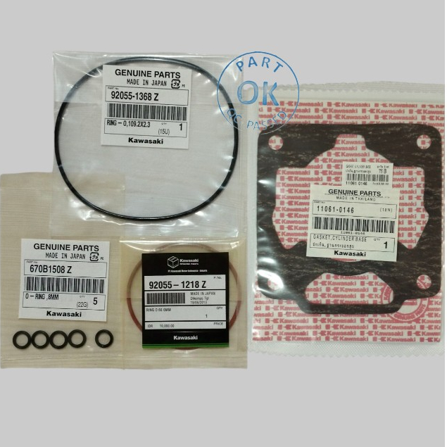 Jual ORING GASKET PAKING PERPAK FULLSET GASKET HEAD BLOK ATAS BAWAH Kawasaki Ninja 2 Tak Ninja R ...