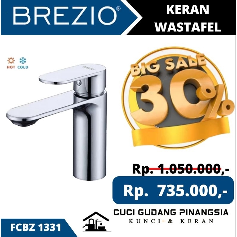 Jual BERZIO FCBZ 1331 KERAN WASTAFEL CUCI TANGAN PANAS DINGIN BRASS CHROME | Shopee Indonesia