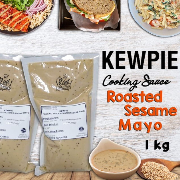 Jual Kewpie Cooking Sauce Roasted Sesame Mayo 1 kg saus wijen sangrai ...