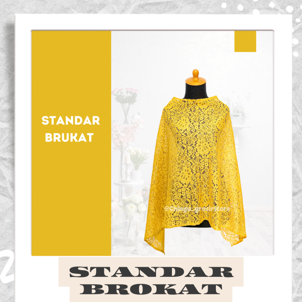 Jual tunik brokat standar brokat Outer Brukat Premium Cape Brokat ...