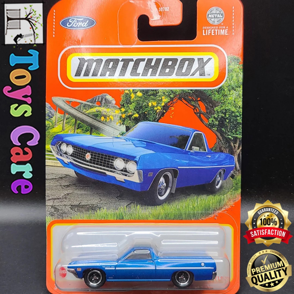 Jual Matchbox 1970 Ford Ranchero Biru Pickup Muscle Car Original Mattel ...