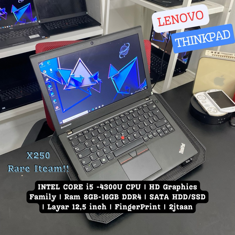Jual Laptop Lenovo Thinkpad X250 Core i5 Gen 4 Ram 8GB Ssd 256GB ...