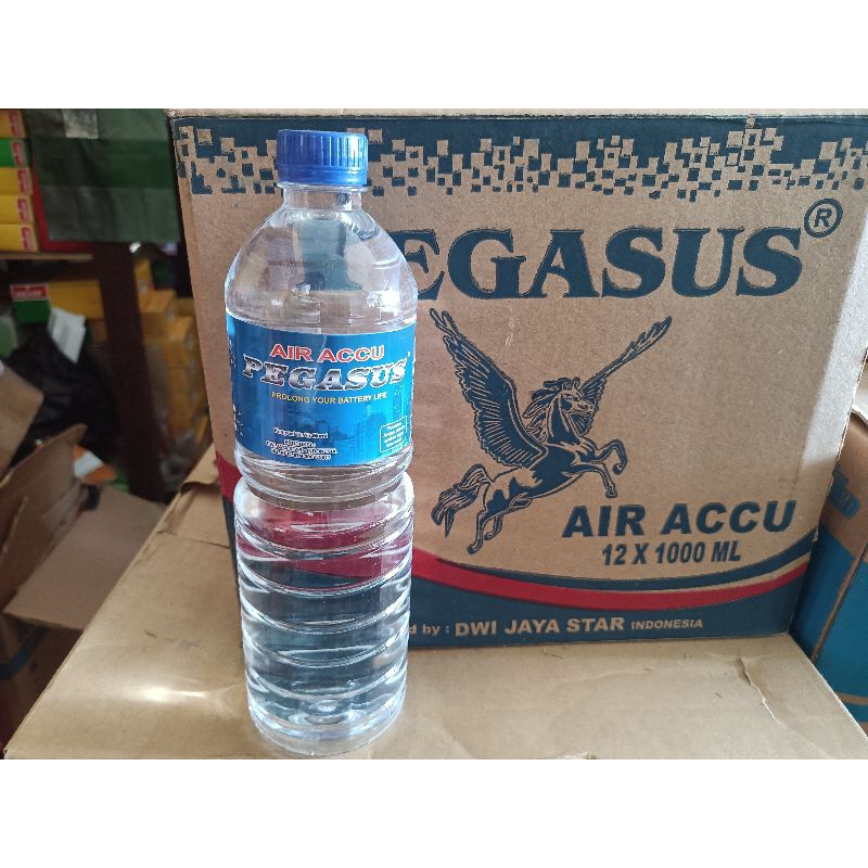 Jual Air Aki 1 liter Pegasus / Air Accu | Shopee Indonesia
