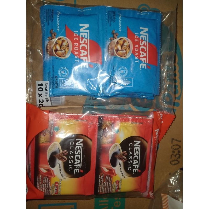 Jual Nescafe Ice Roast Kopi Instan Americano Bag 10 x 2 gr | Shopee ...