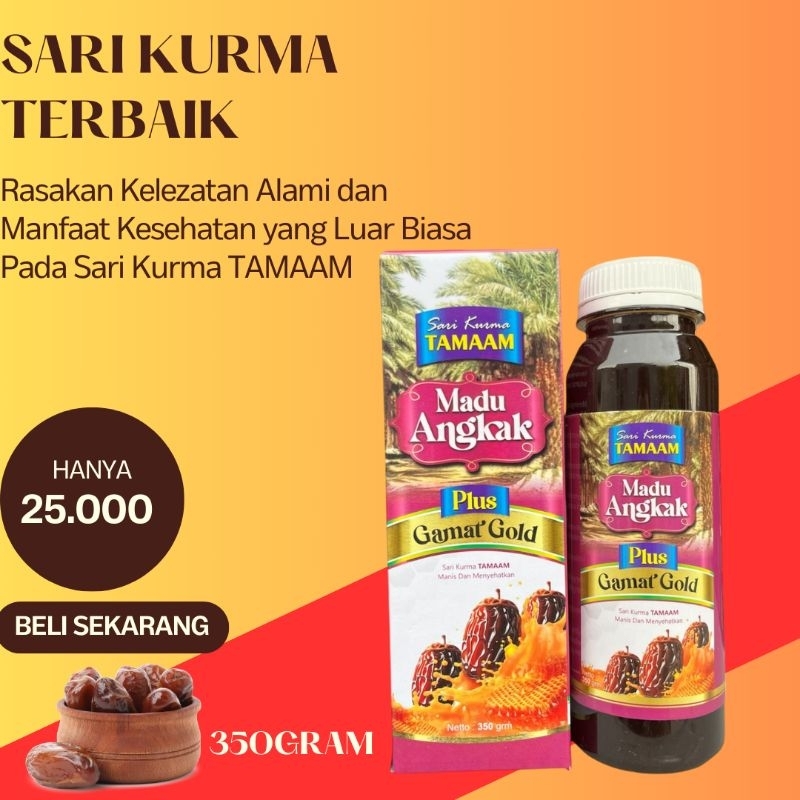 Jual Sari Kurma Tamaam Madu Angkak plus Gamat Gold Atasi DBD Types dan ...