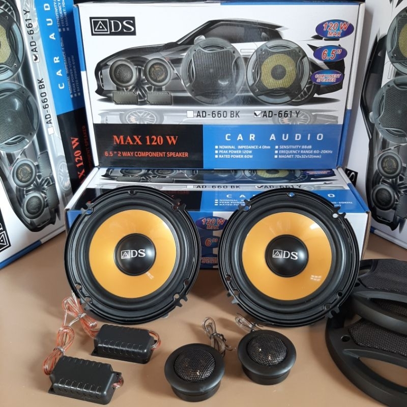 Jual Speaker Split ADS 6 inch Speaker Component two way Split ADS ...