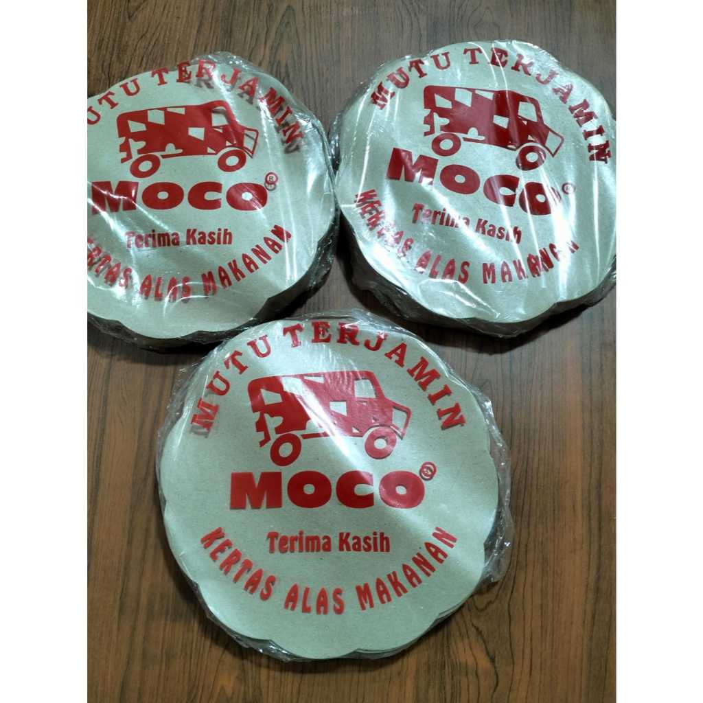 Jual Kertas Alas Nasi Bunga 23cm isi 200 lembar / Kertas Nasi Bulat ...