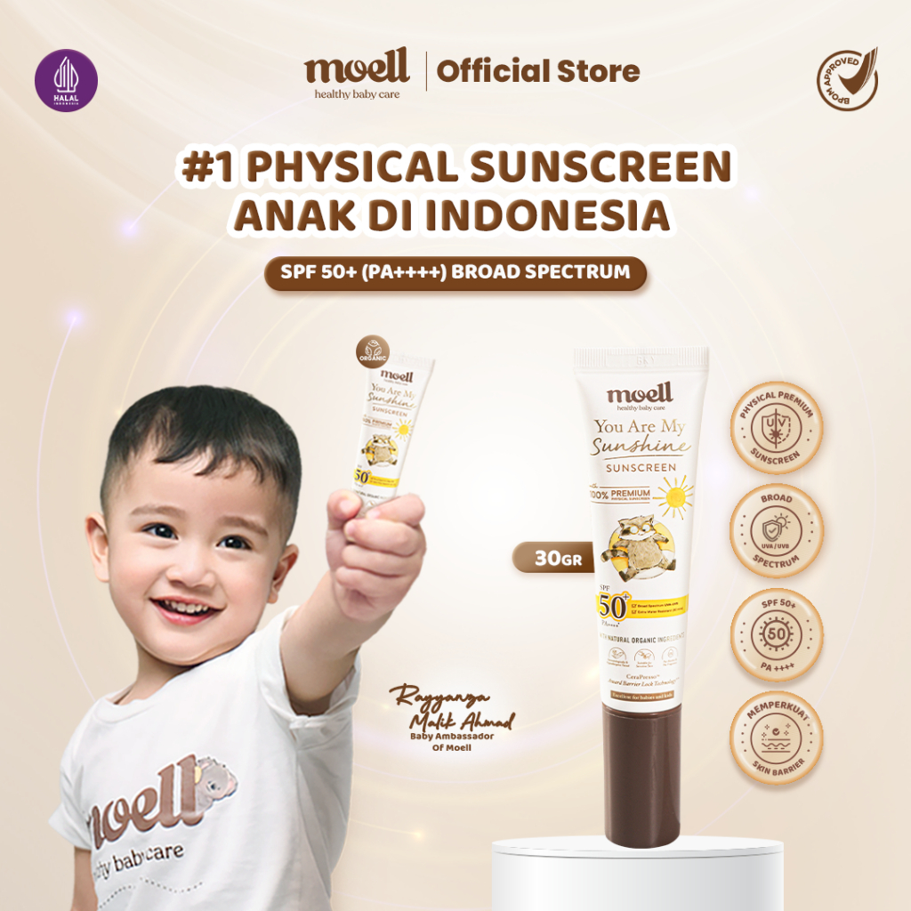 Jual MOELL SUNSCREEN SPF50+ PA++++ 30GR | Shopee Indonesia