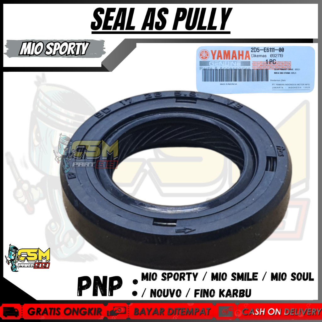 Jual SEAL AS PULLY MIO SPORTY 5TL / MIO SOUL / MIO SMILE / NOUVO / FINO KARBU | Shopee Indonesia