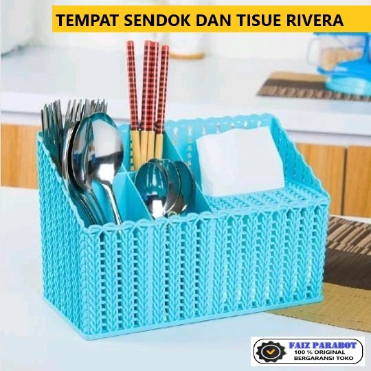 Jual Tempat Sendok Garpu RIVERA / Wadah Tempat Sendok / Rak Sendok ...
