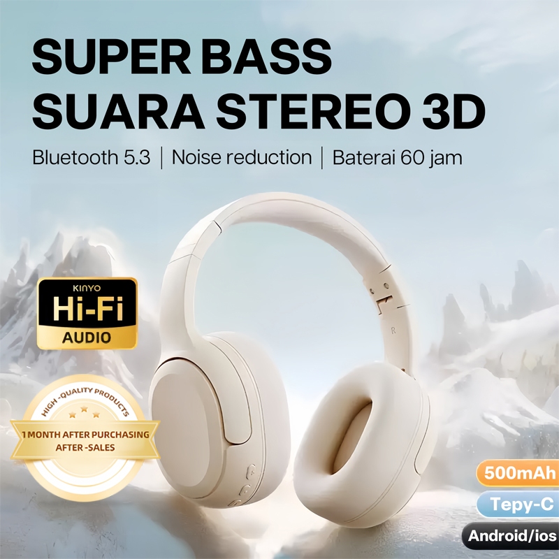 Jual Yulozea Headphone Bluetooth Wireless Headset Super Bass Headphone ...