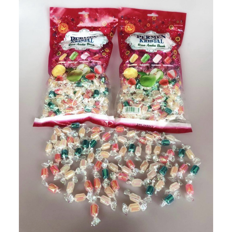 Jual Permen Kristal Candy Aneka Rasa 500 Gram | Shopee Indonesia