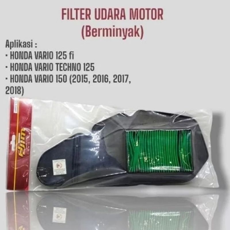 Jual Filter Udara VARIO 150 FI / Vario 125 / Vario 150 New / Techno/KZR ...