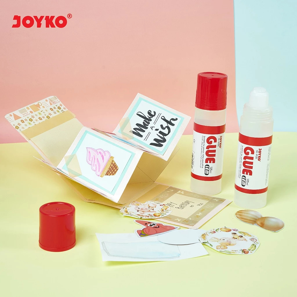 Jual Lem Cair Joyko 125ml GL-R125 / Lem Glue Joyko GLR125 / Lem Cair ...
