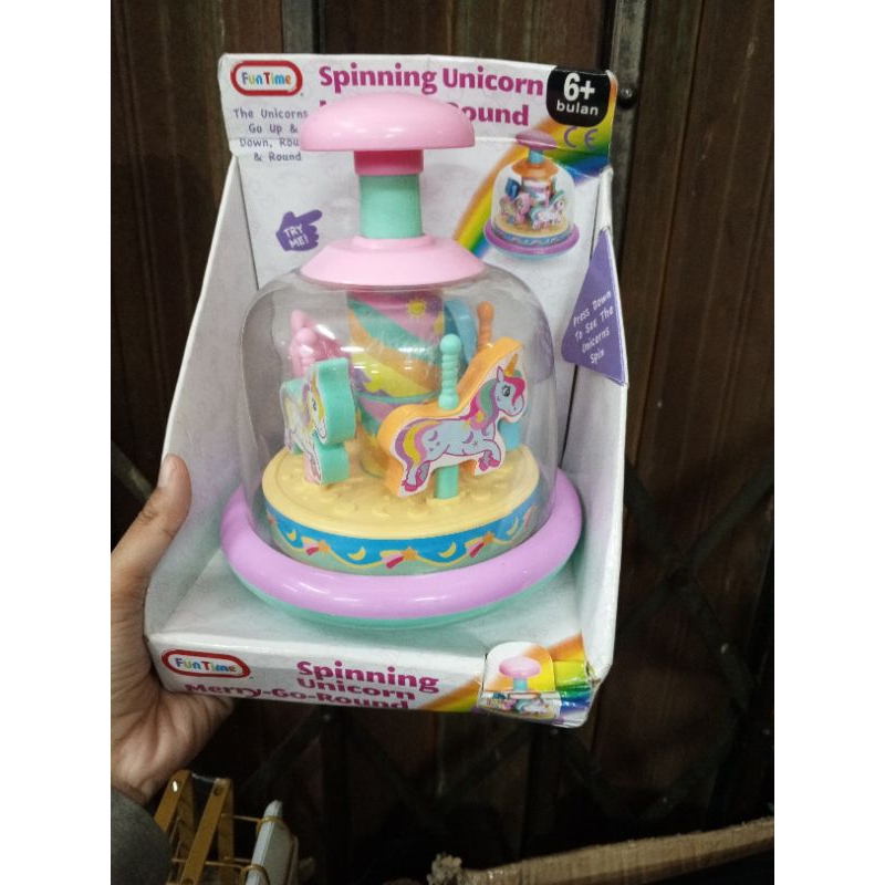 Jual Funtime Spinning Unicorns Merry-Go-Round | Shopee Indonesia