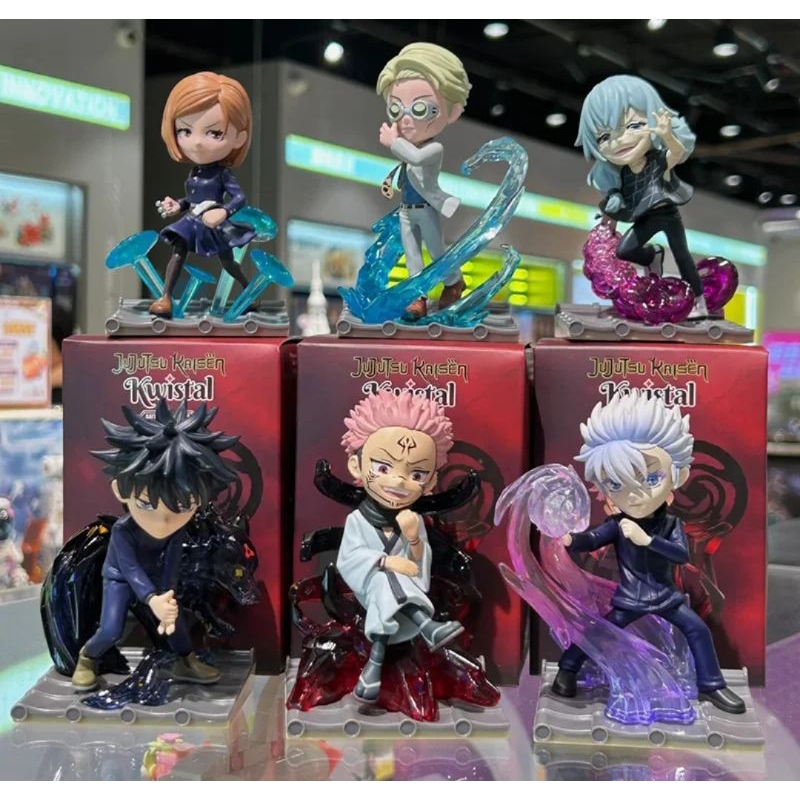 Jual MINISO Jujutsu Kaisen Blind Box Anime Doll Gojo Satoru Action ...