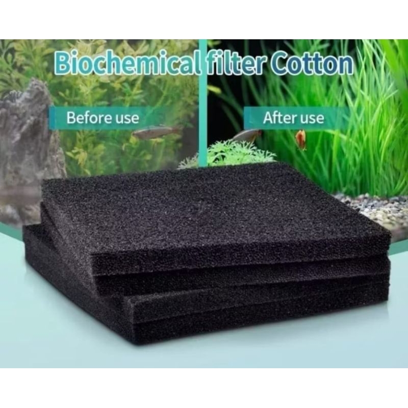 Jual Busa filter aquarium kolam ikan koi / BIO FOAM 25x10cm tebal 5cm ...