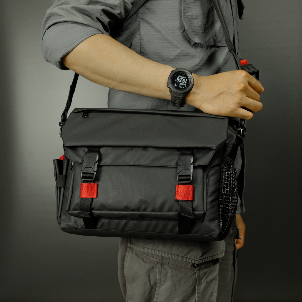 Jual Sling Bag Pria SAVAKA S3 Tas Selempang Cowok Keren Premium ...