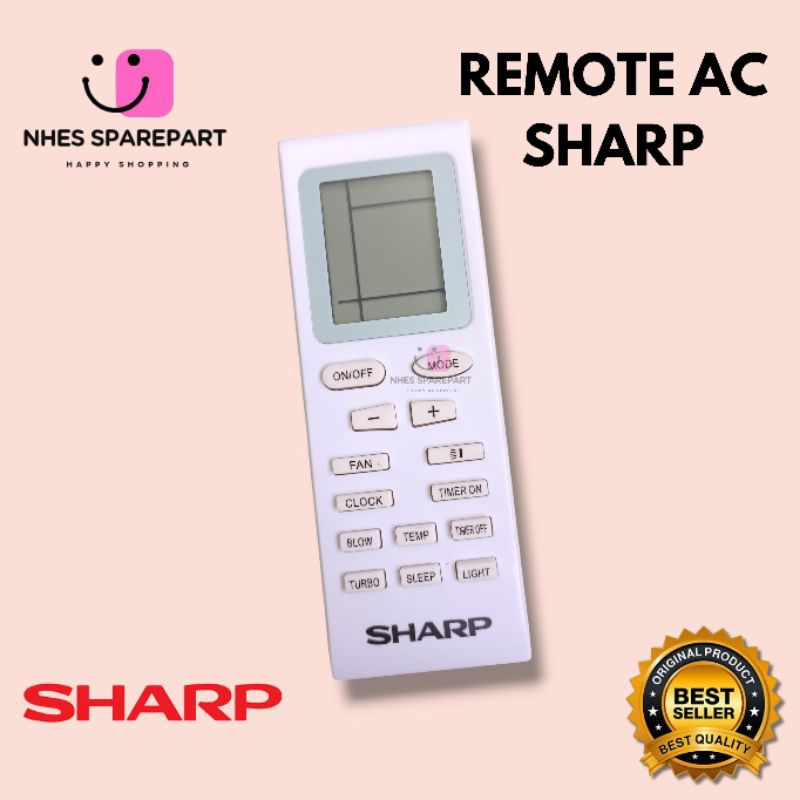 Jual Remote AC Sharp Sesuai Foto | Shopee Indonesia