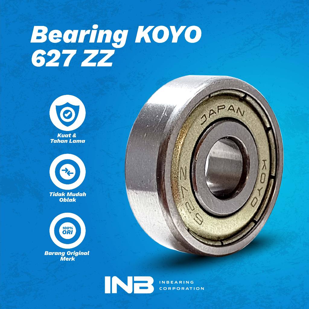 Jual Laker Bearing 627 ZZ KOYO Bearing Bushing Blender Bearing Mesin ...