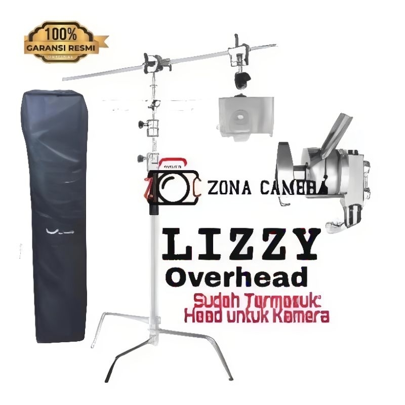 Jual Lizzy Overhead Camera C-Stand Stainless Original With Bag Set Over ...