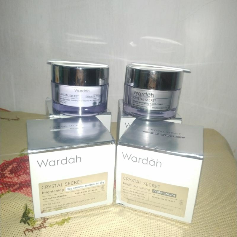 Jual WARDAH CRYSTAL SECRET DAY CREAM | NIGHT CREAM | Shopee Indonesia