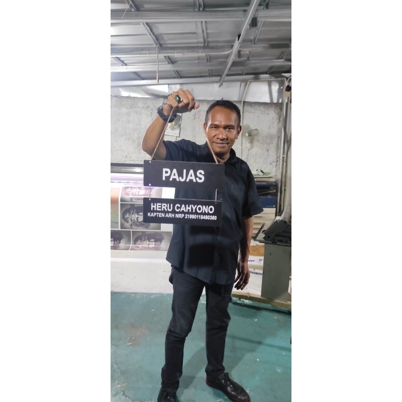 Jual Sign akrilik gantung 1 sisi dapat rantai penanda ruangan Wadwahaji ...