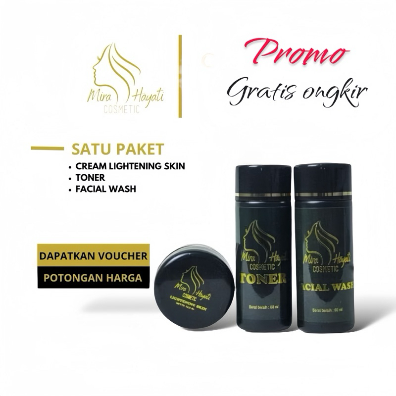 Jual Paket glowing Skincare Mira Hayati Original (Paket Basic) | Shopee ...